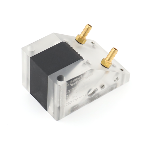 Linear PAUT probe rexolite wedge, 55S for A32 probes, w/ carbides ...