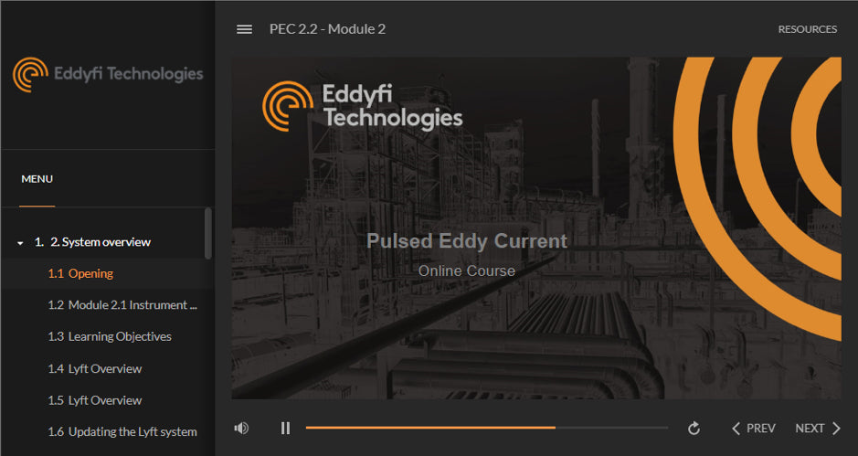 Lyft® online training (e-learning) – Eddyfi Technologies